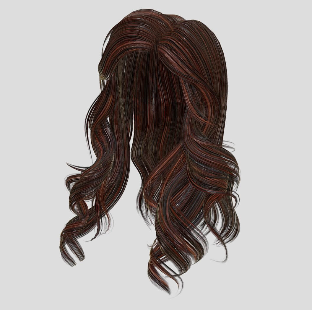 Woman Hairstyle - 3D Model by Lionheart