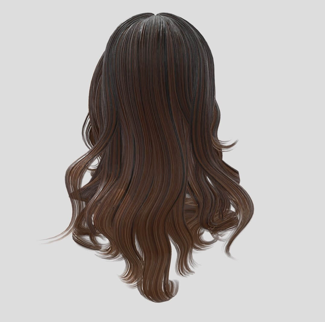 Woman Hairstyle - 3D Model by Lionheart