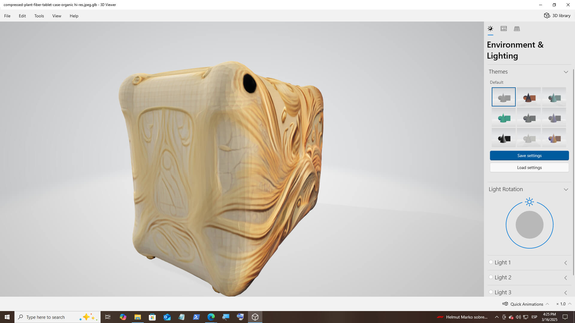 Creamy Smooth Suitcase Box - 3D Model by LionInSuit3D