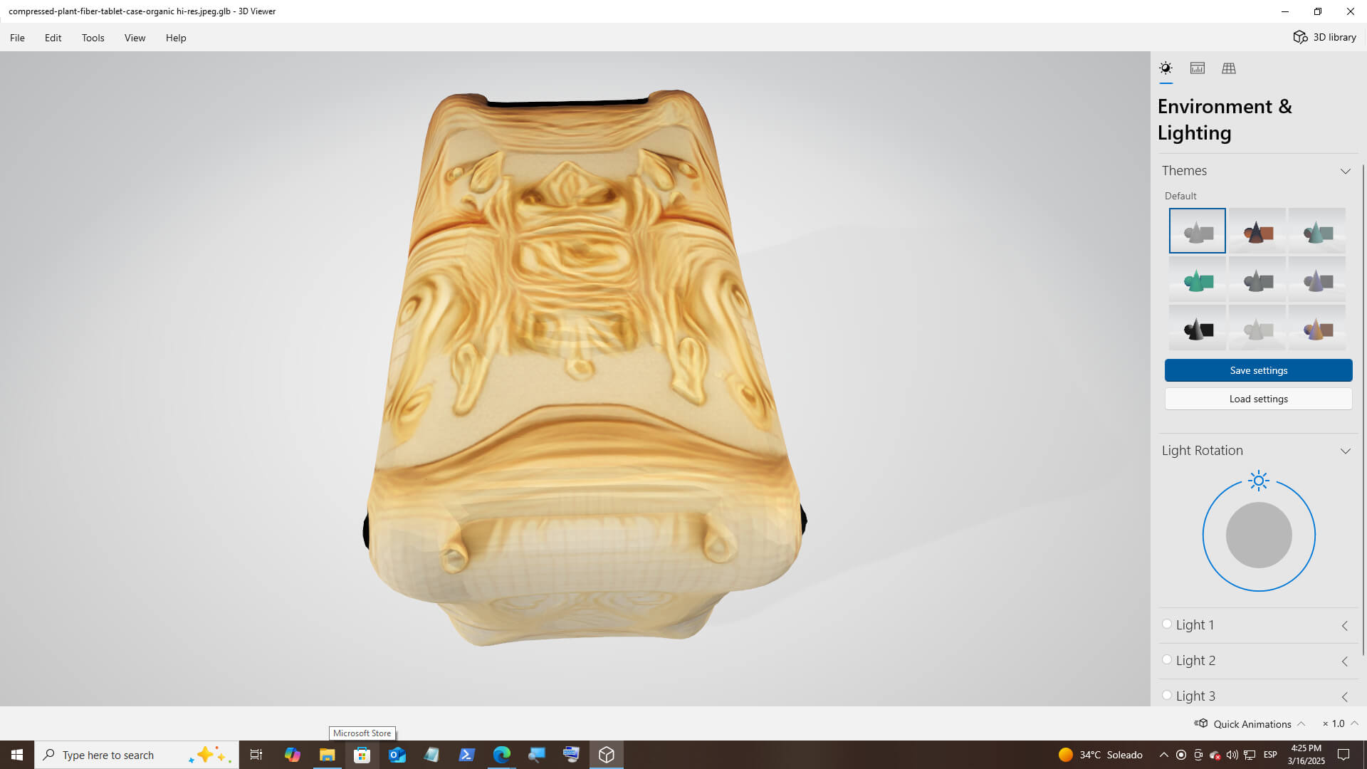 Creamy Smooth Suitcase Box - 3D Model by LionInSuit3D