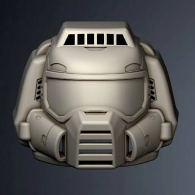 Classic Doom Guy Helmet Stl - 3D Model by LisaHenniga