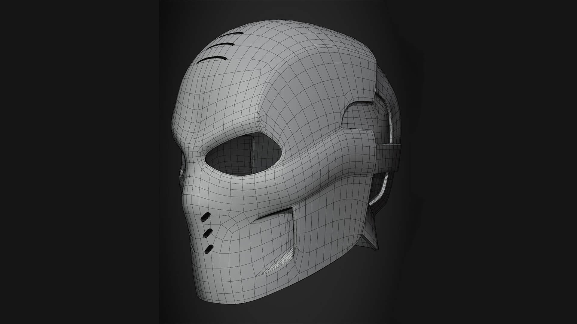 Crossbones Helmet - 3D Model by LisaHenniga