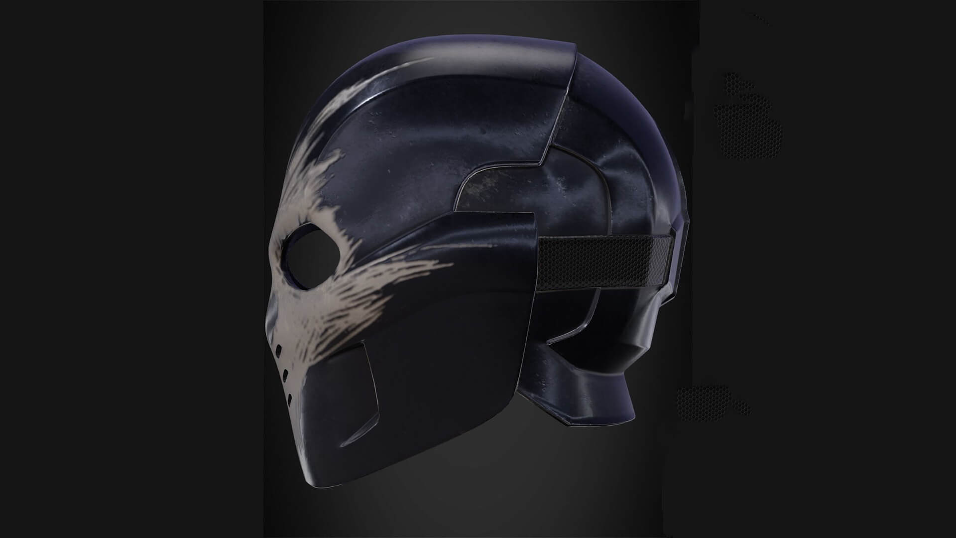 Crossbones Helmet - 3D Model by LisaHenniga