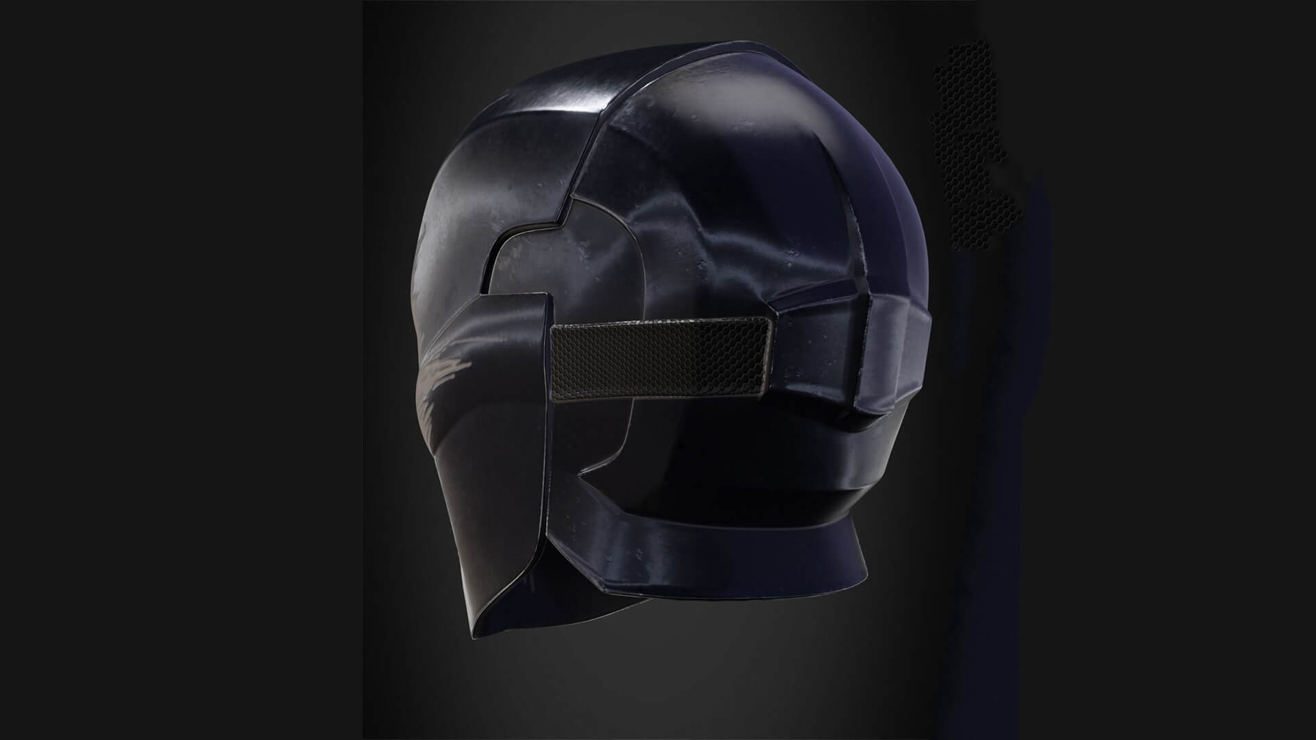 Crossbones Helmet - 3D Model by LisaHenniga