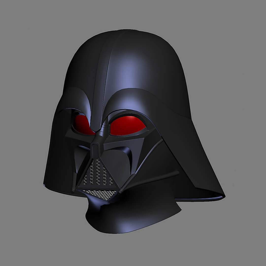 Darth Vader Rebels Helmet From Star Wars - 3D Model by LisaHenniga