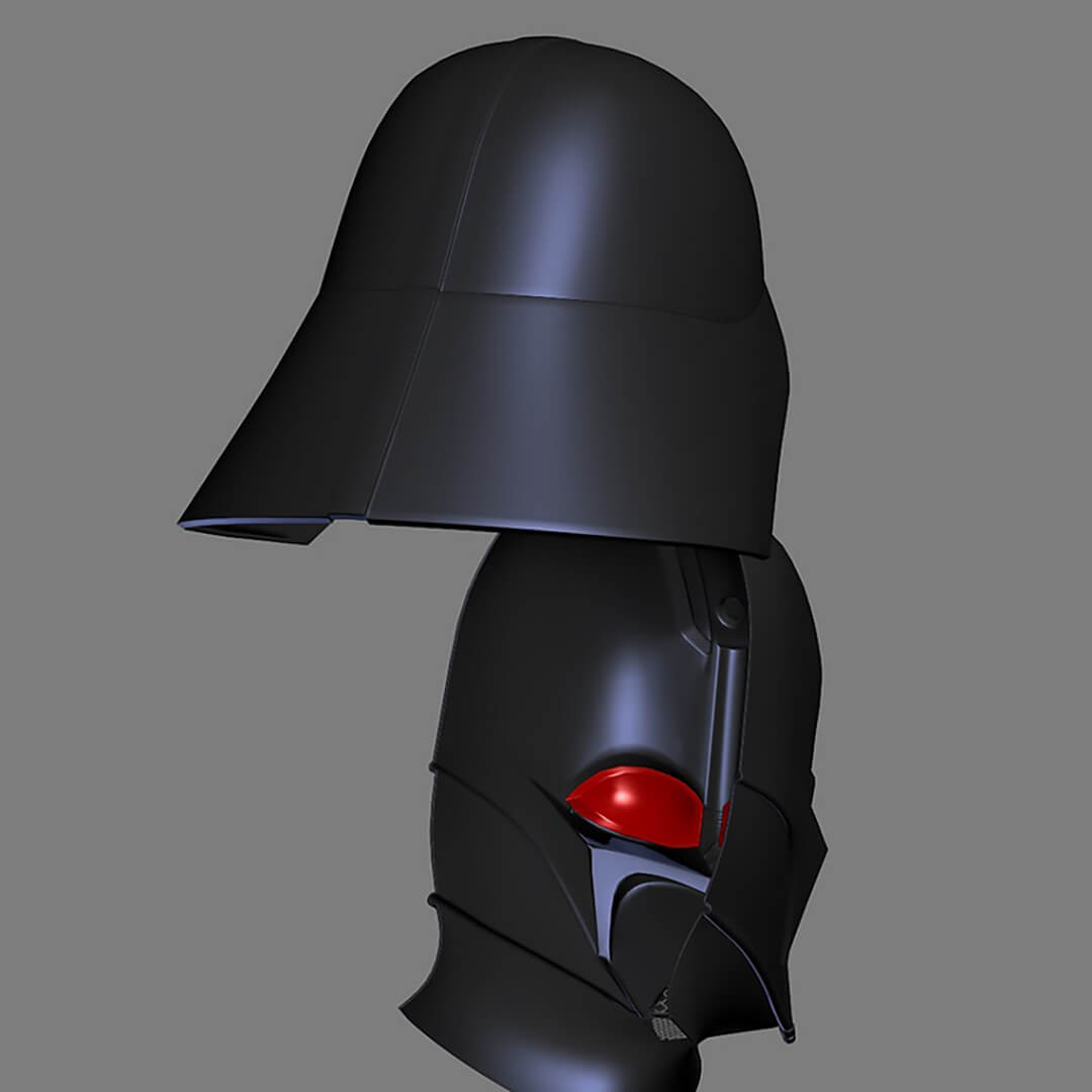 Darth Vader Rebels Helmet From Star Wars - 3D Model by LisaHenniga