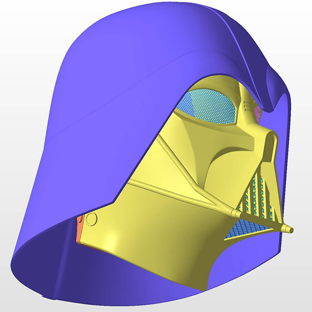 Darth Vader Rebels Helmet From Star Wars - 3D Model by LisaHenniga