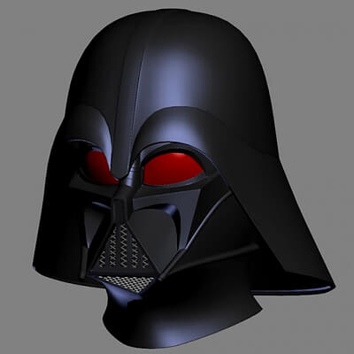 Darth Vader Rebels Helmet From Star Wars - 3D Model by LisaHenniga