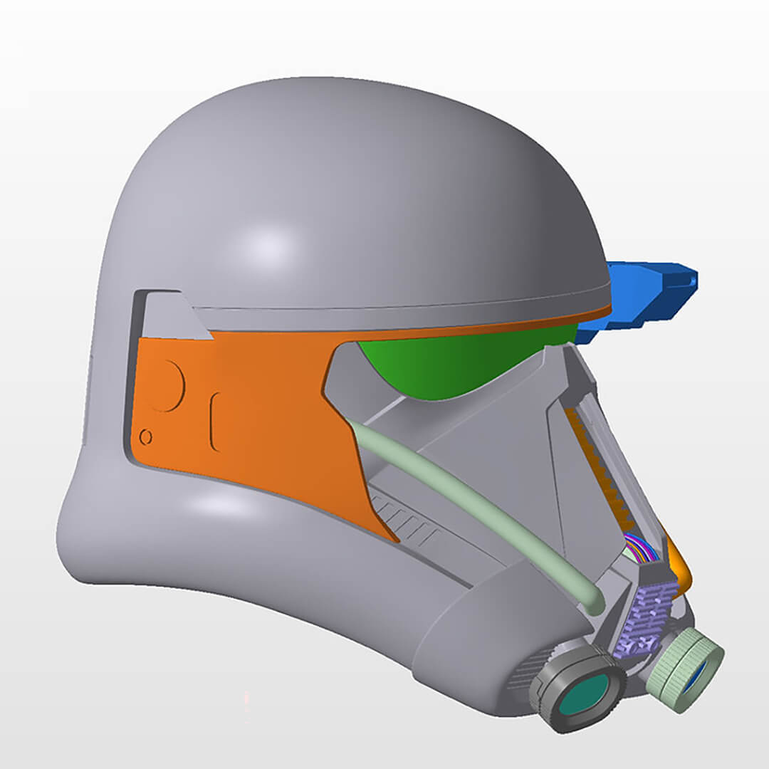 Death Trooper Helmet From Star Wars - 3D Model by LisaHenniga
