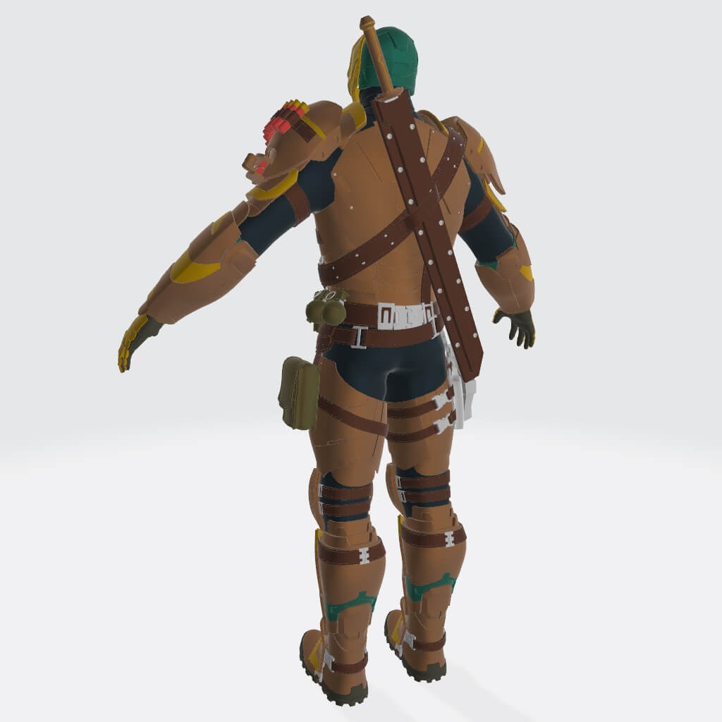 DeathStroke Arkham Knight Full Armor Suit - 3D Model by LisaHenniga