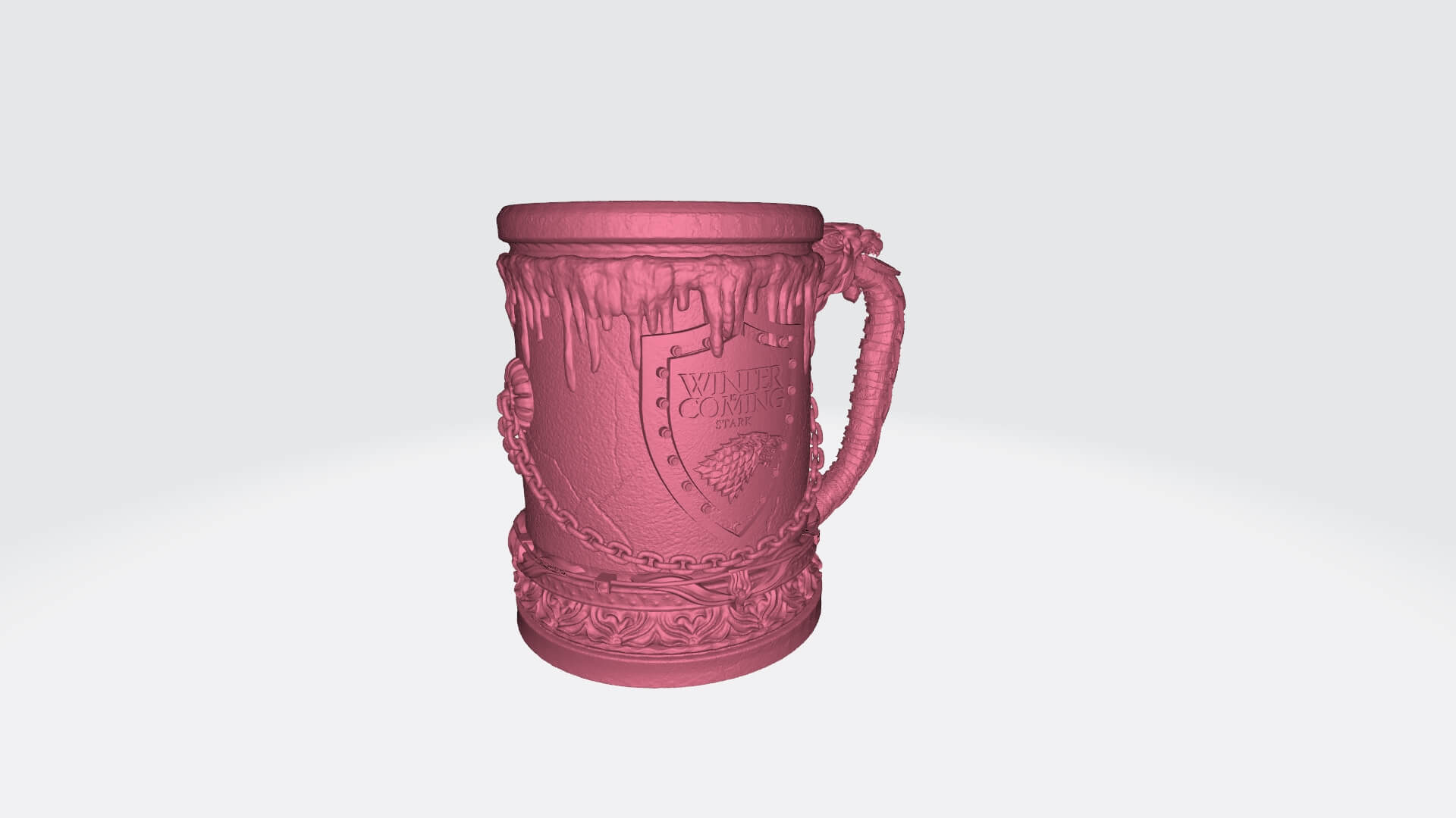 House Stark Jar STL - 3D Model by LisaHenniga