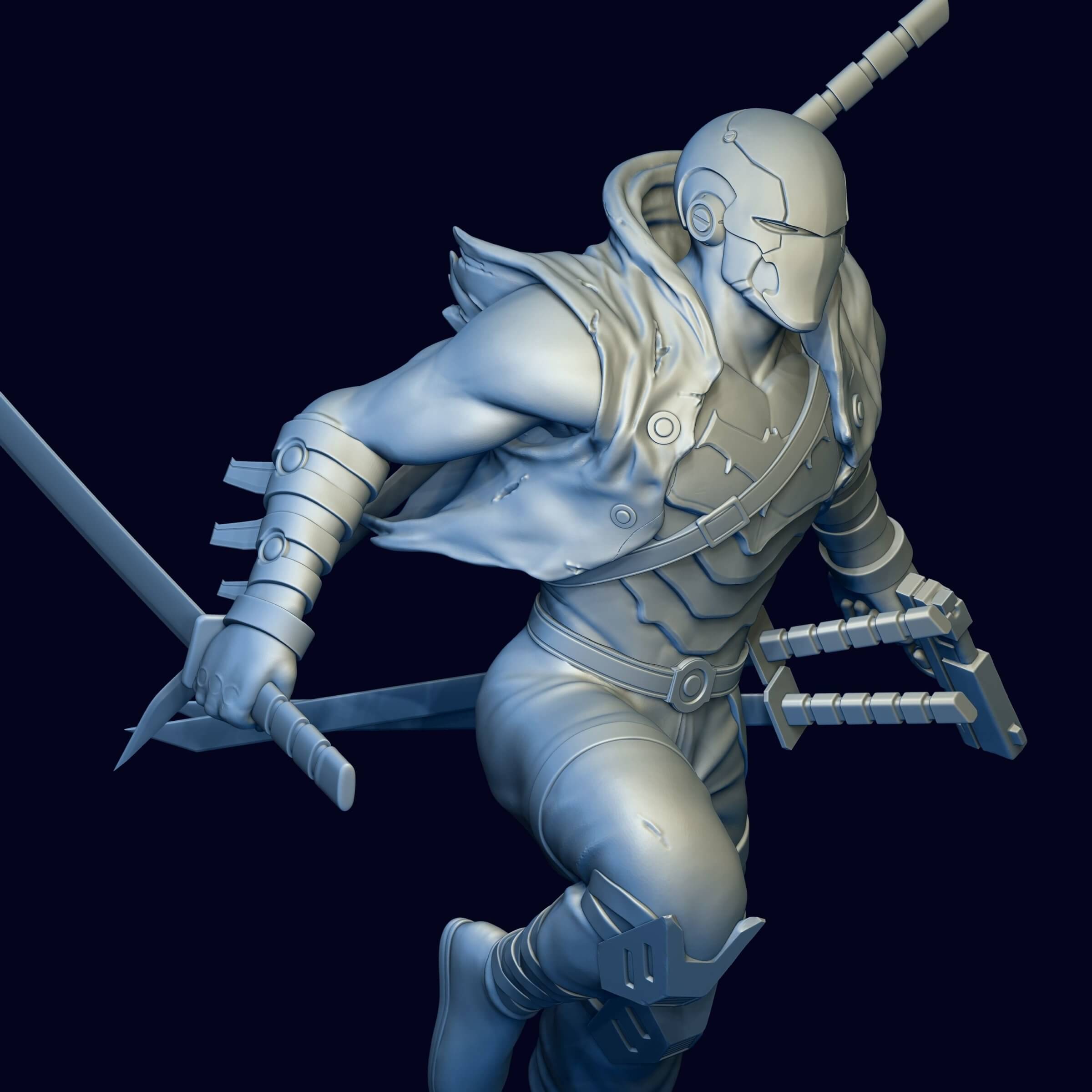 Red Ronin Statue - 3D Model by LisaHenniga