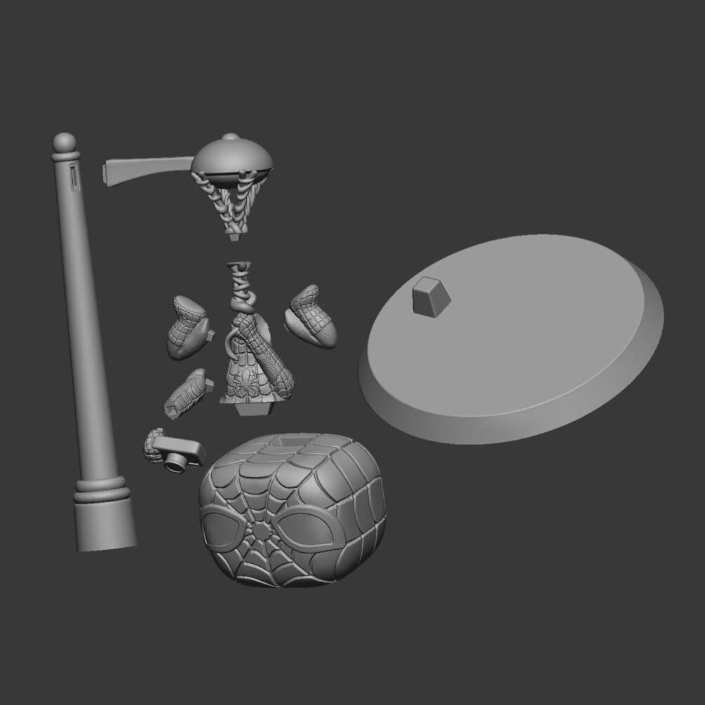 Spiderman Funko Pop - 3D Model by LisaHenniga