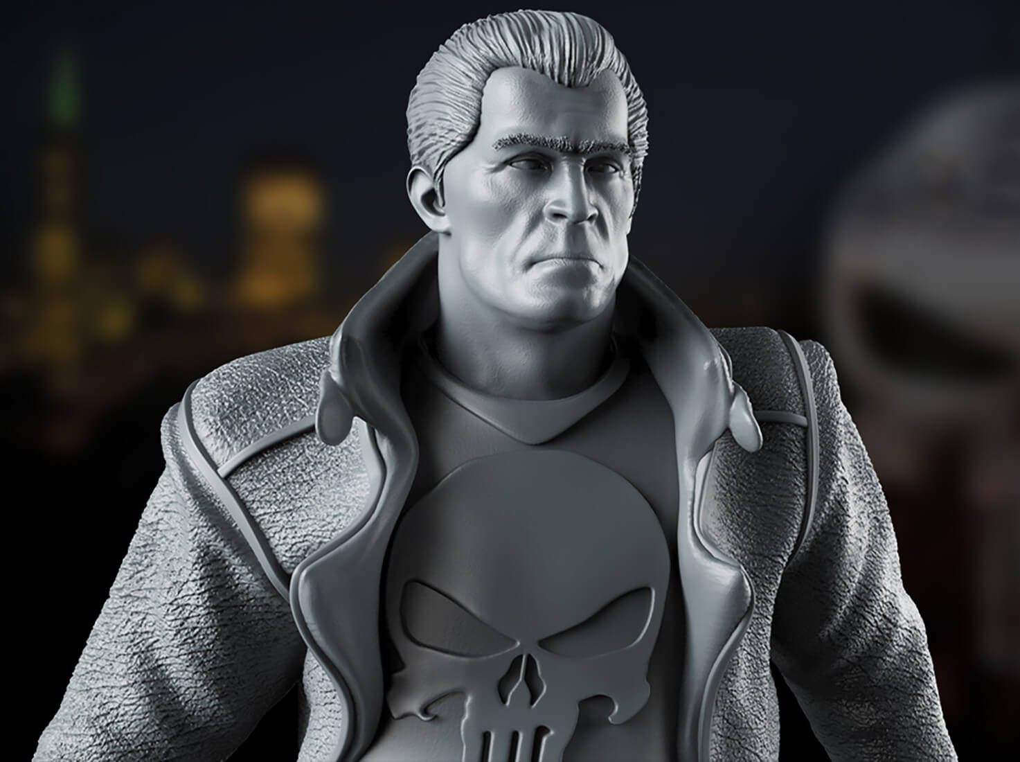 The Punisher Marvel - 3D Model by LisaHenniga