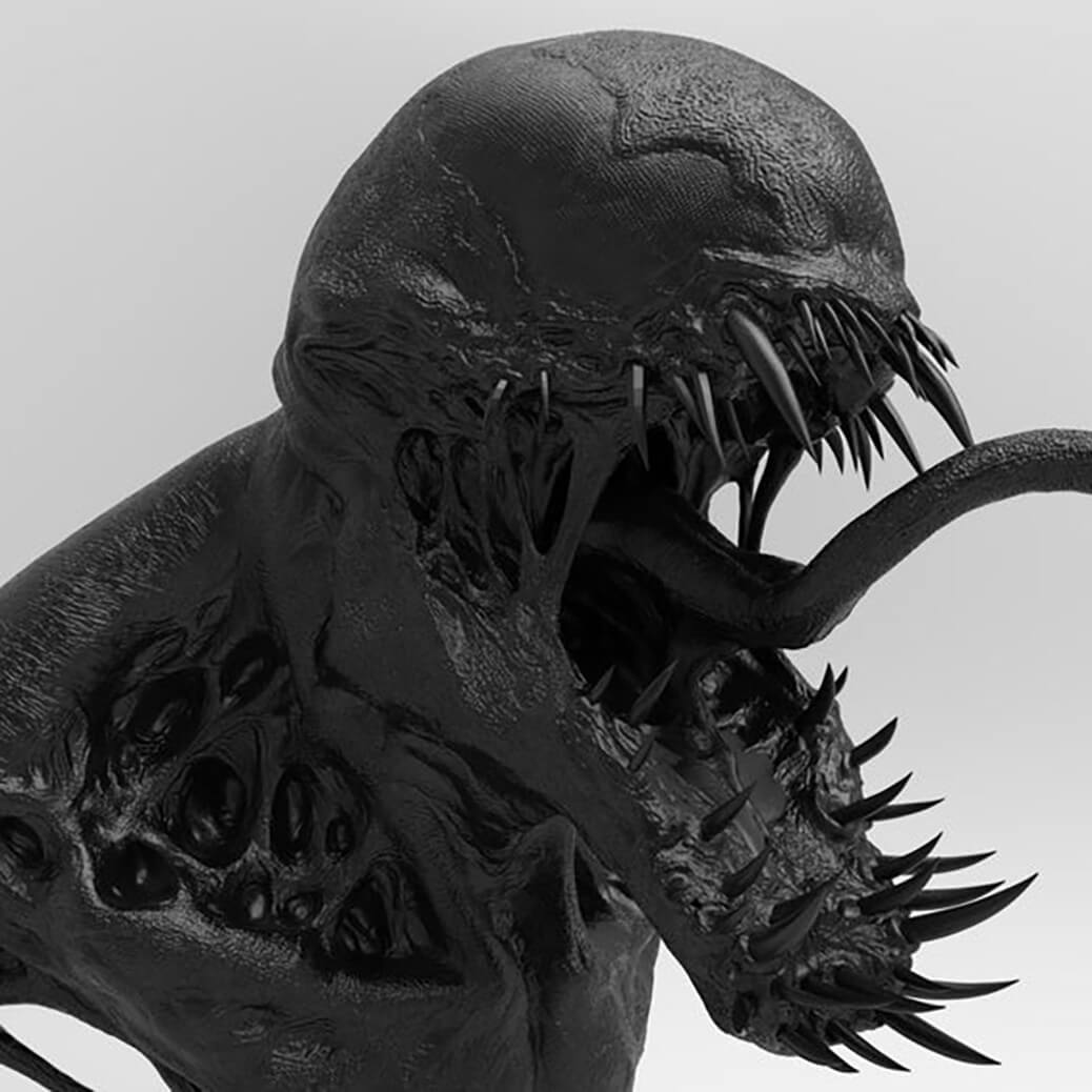 Venom Bust - 3D Print Model by LisaHenniga