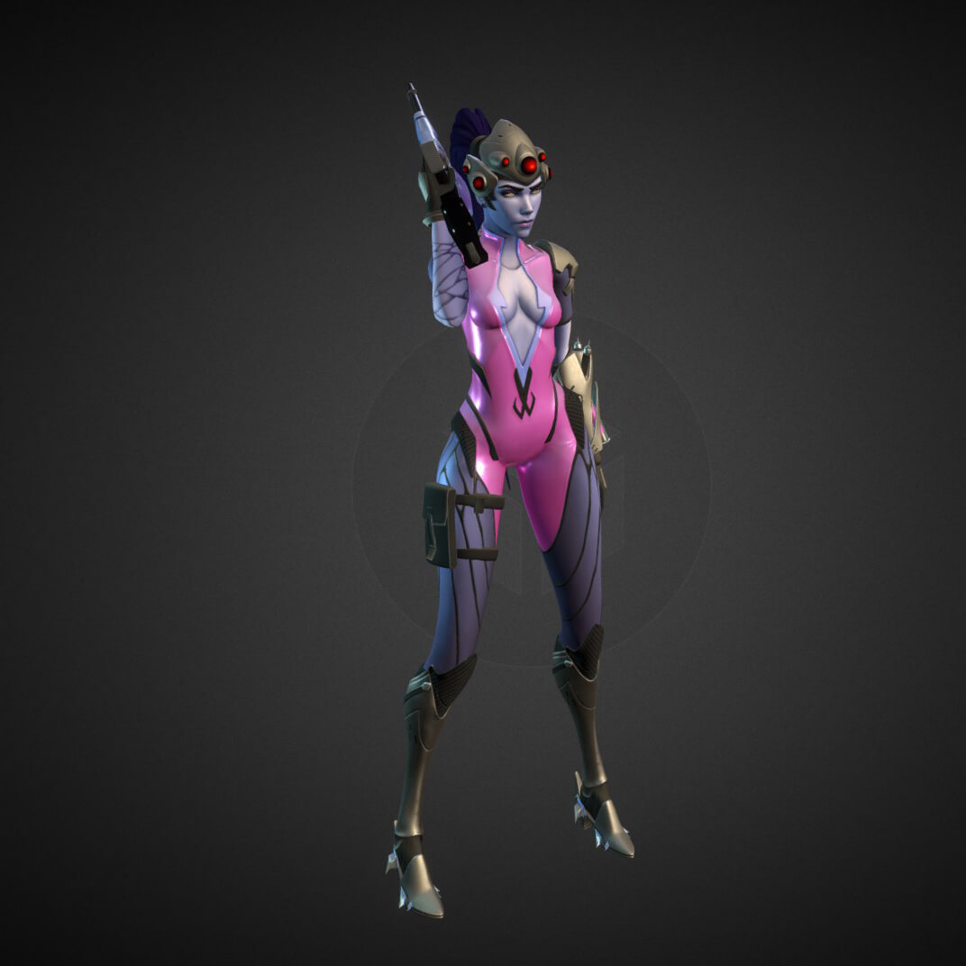Widowmaker Overwatch Figure - 3D Model by LisaHenniga