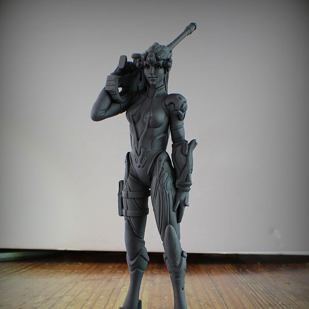 Widowmaker Overwatch Figure - 3D Model by LisaHenniga