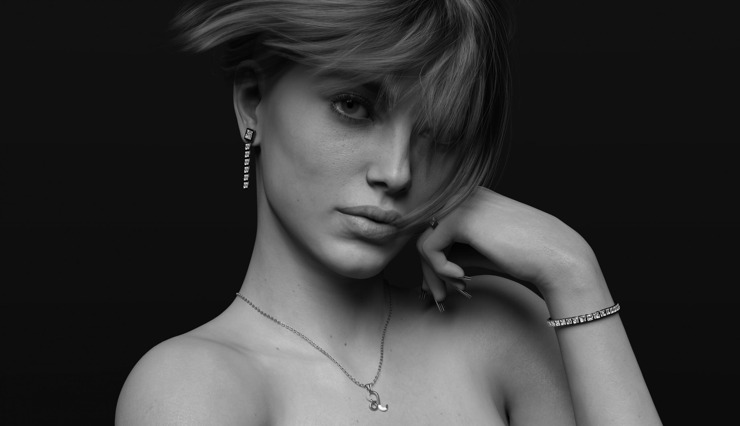 Valya 3D Render, Digital Art by Lisson4321