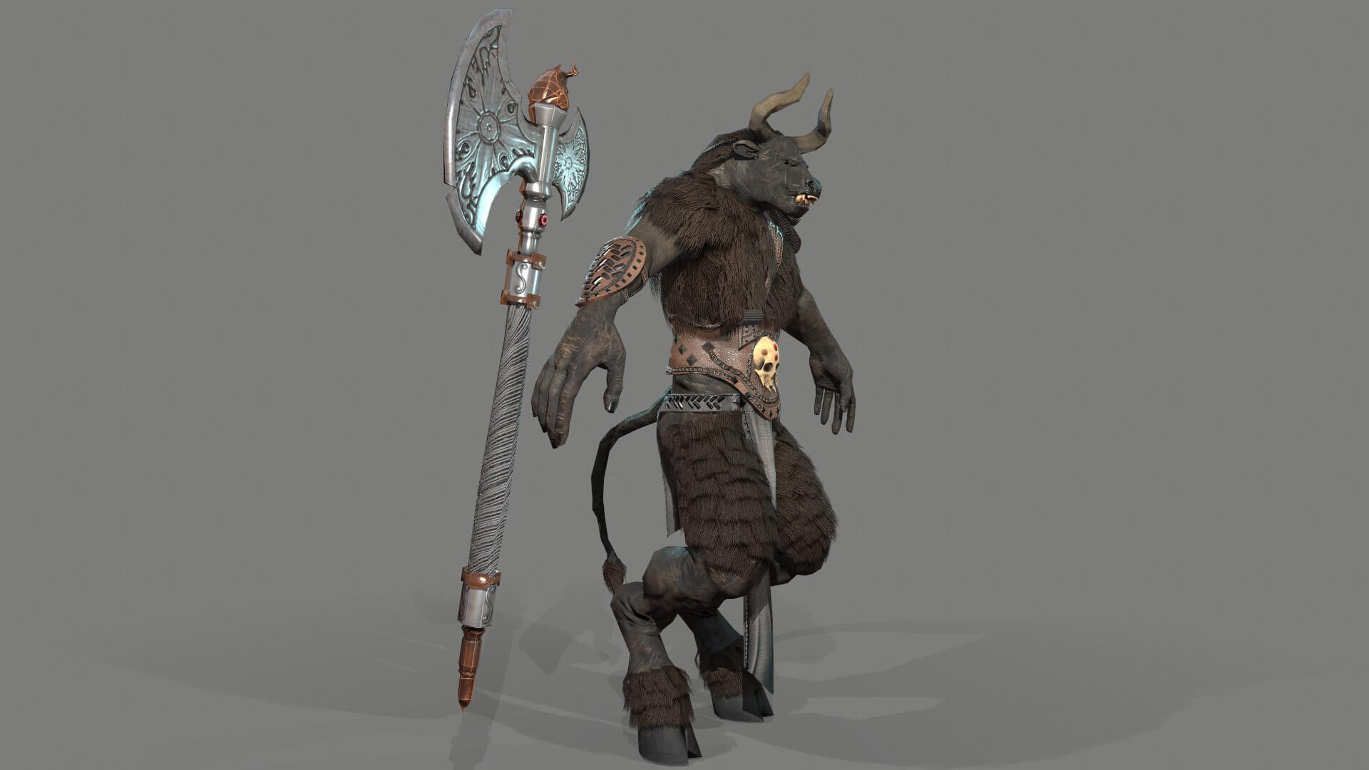 Minotaur 1 - 3D Model by LittleBirdy