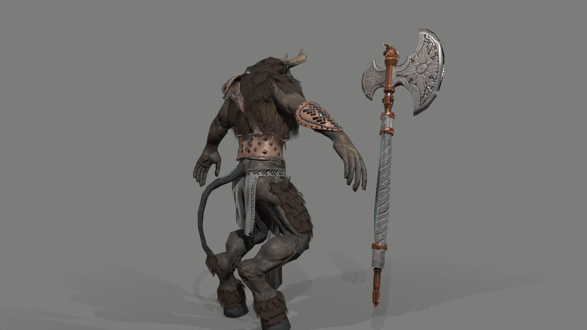 Minotaur 1 - 3D Model by LittleBirdy
