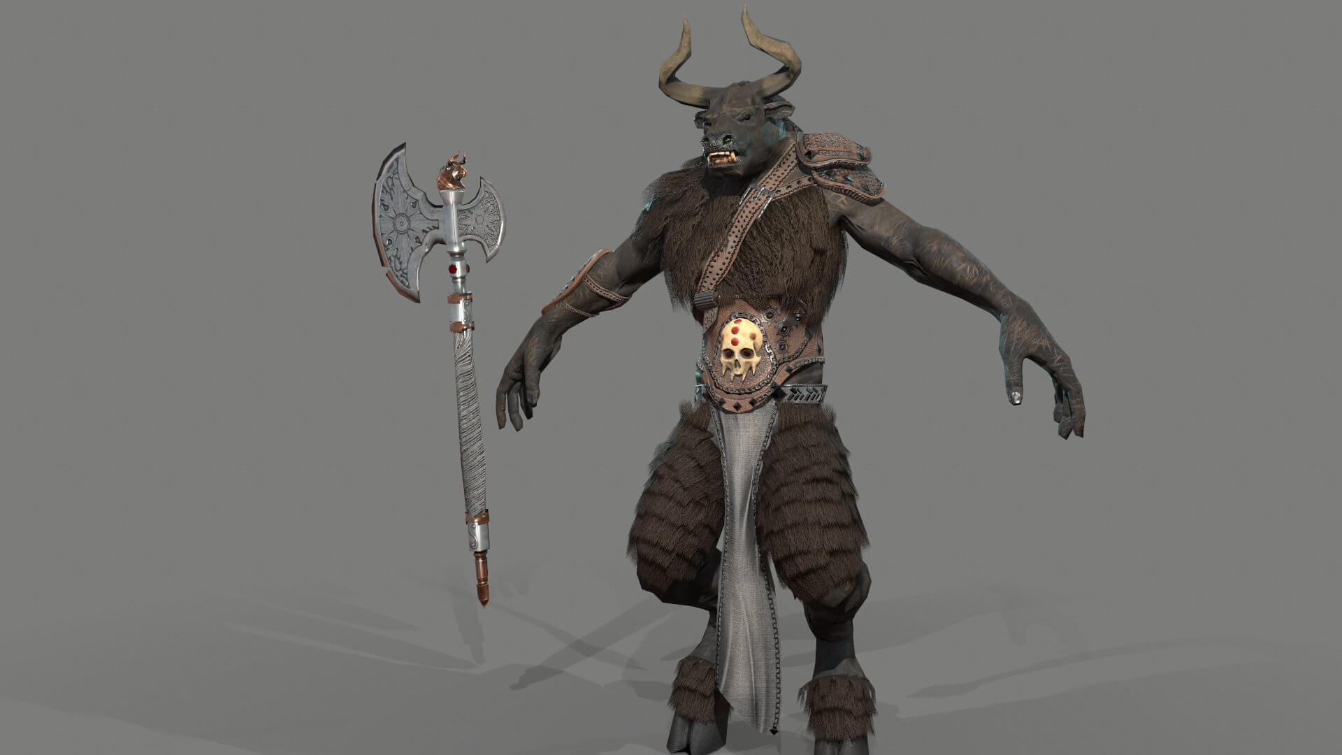Minotaur 1 - 3D Model by LittleBirdy