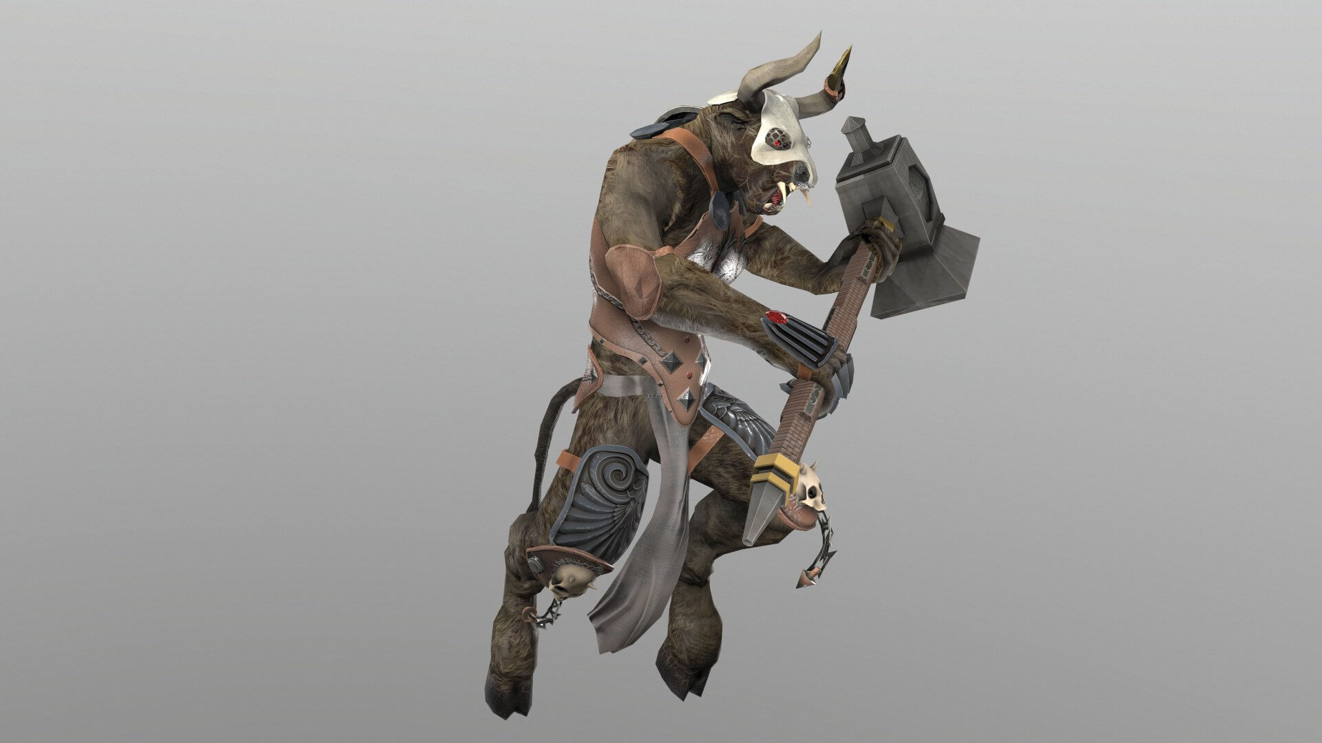 Minotaur 2 - 3D Model by LittleBirdy