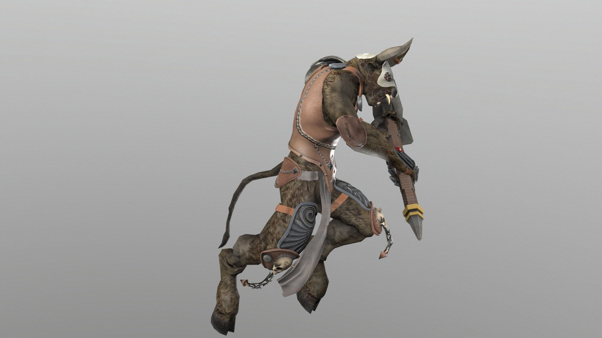 Minotaur 2 - 3D Model by LittleBirdy