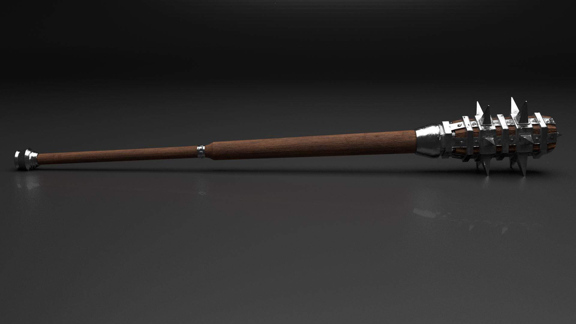 Barbarian Mace - 3D Model by LittleOpenBox