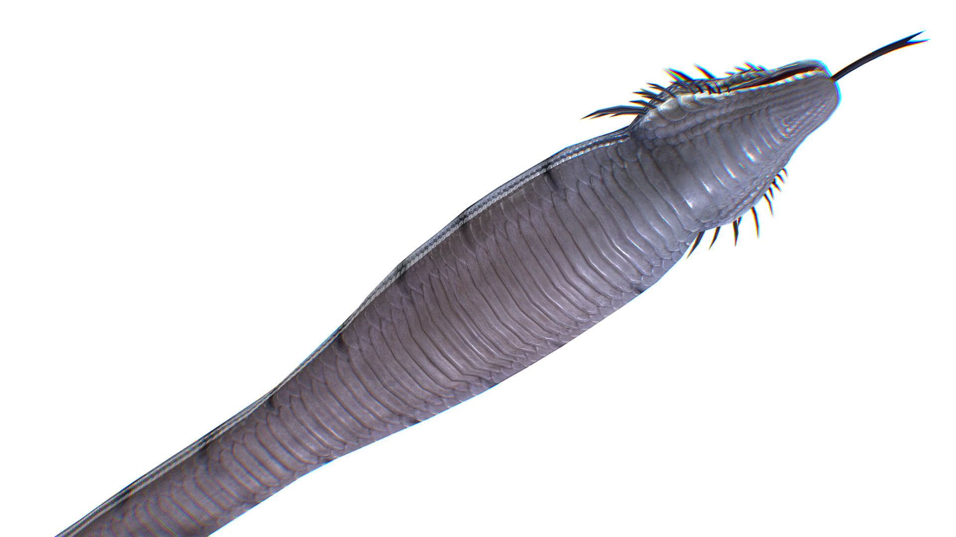 Anaconda Blue Snack Python King Cobra Monster 3D Model by LiveBook3D