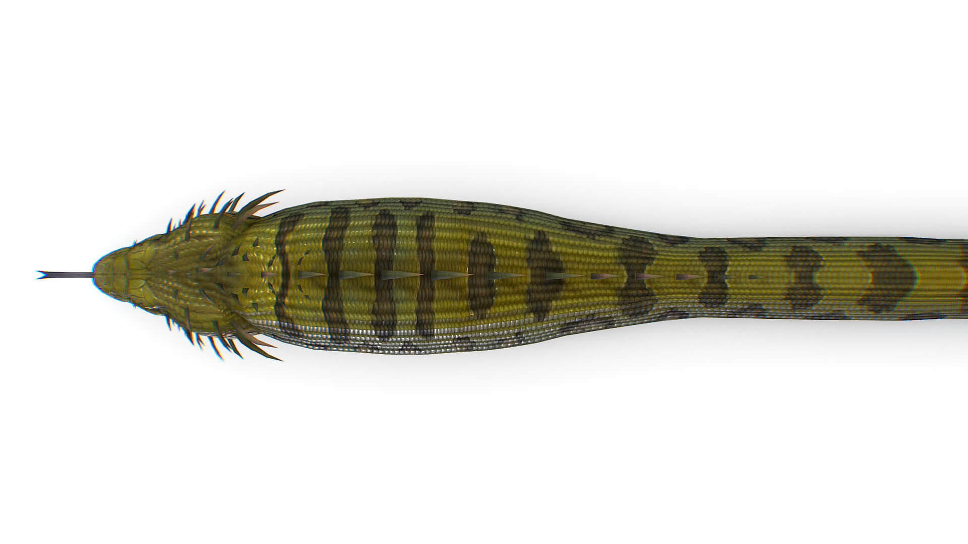 Anaconda Green Snake Python King Cobra Monster - 3D Model by LiveBook3D