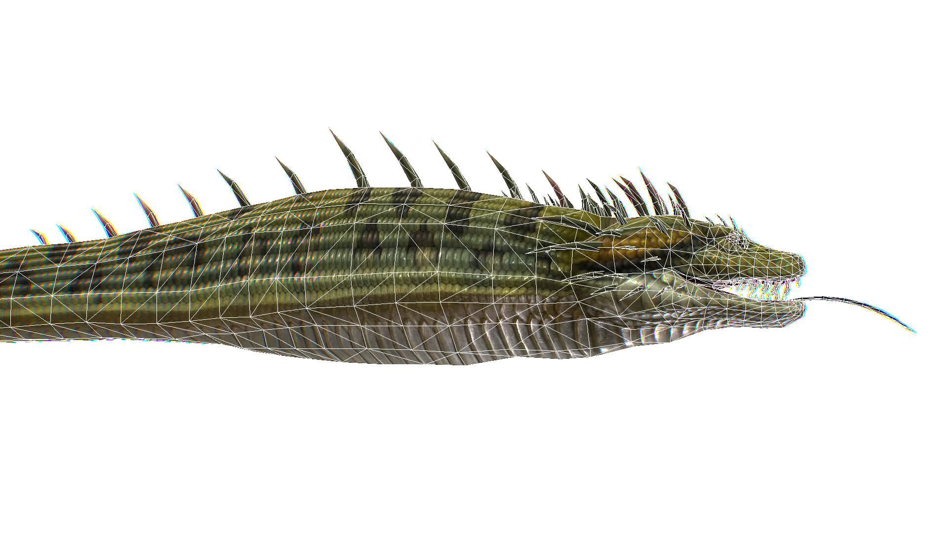 Anaconda Green Snake Python King Cobra Monster - 3D Model by LiveBook3D