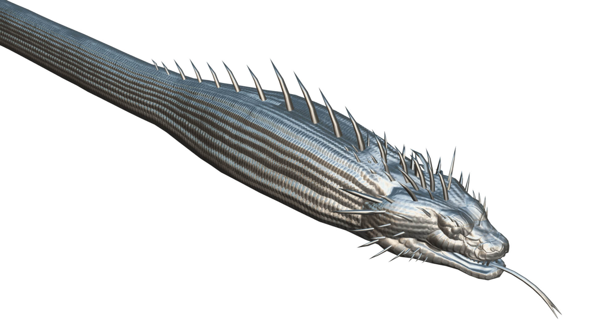 Anaconda Green Snake Python King Cobra Monster - 3D Model by LiveBook3D