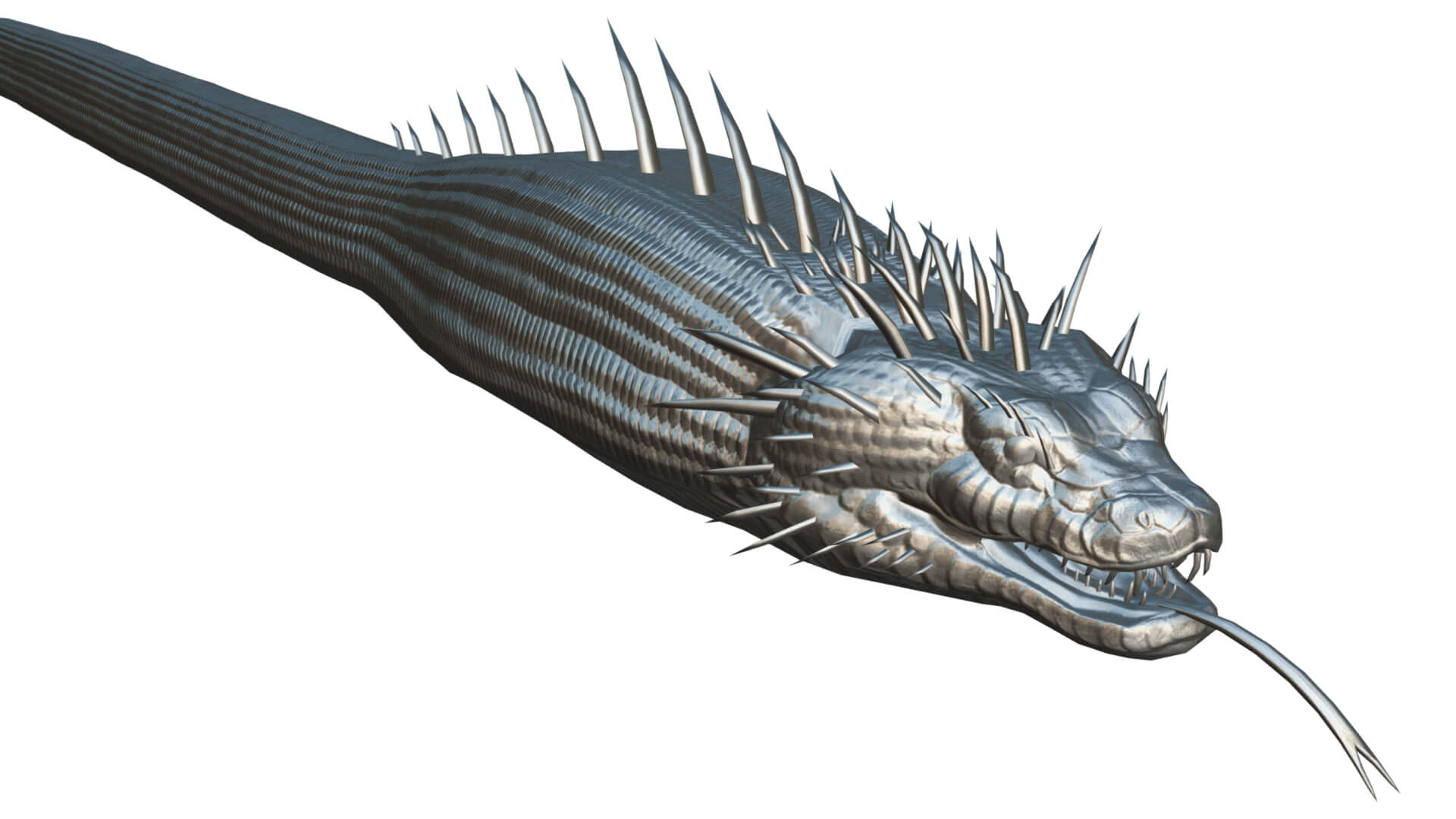 Anaconda Green Snake Python King Cobra Monster - 3D Model by LiveBook3D