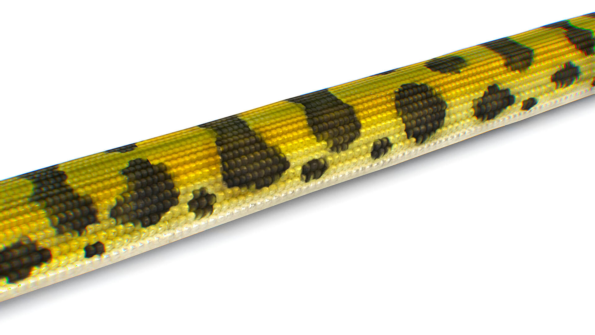 Anaconda Yellow Snake Python King Cobra Monster - 3D Model by LiveBook3D