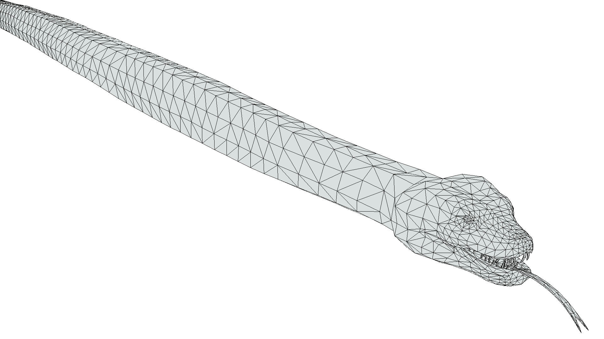 Anaconda Yellow Snake Python King Cobra Monster - 3D Model by LiveBook3D