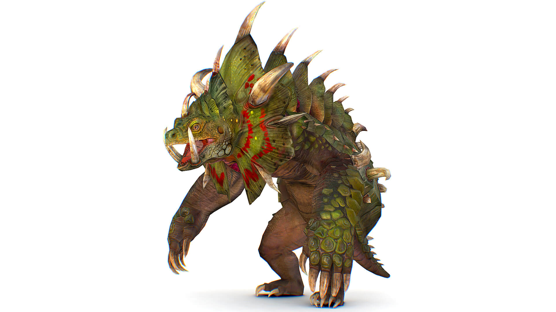 Armadillo Dinosaur Reptile Monster Lizard Game Boss - 3D Model by ...