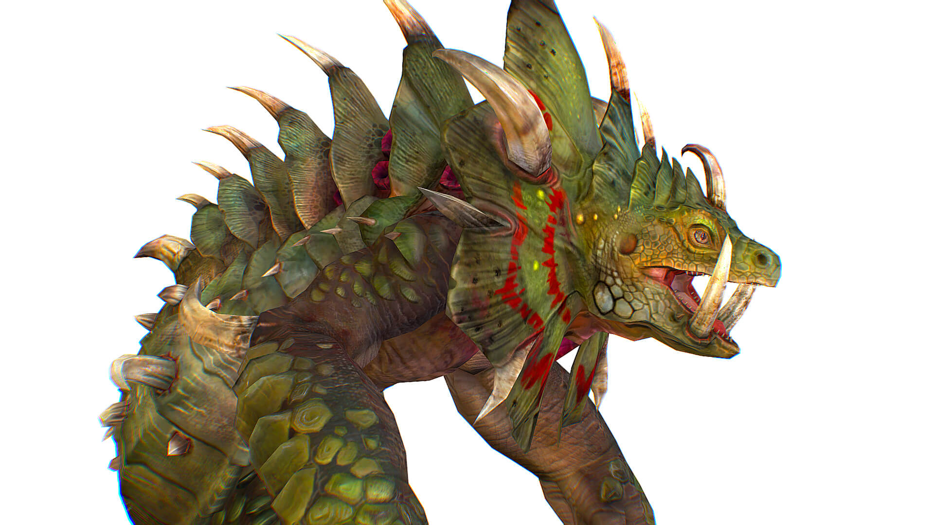 Armadillo Dinosaur Reptile Monster Lizard Game Boss - 3D Model by ...