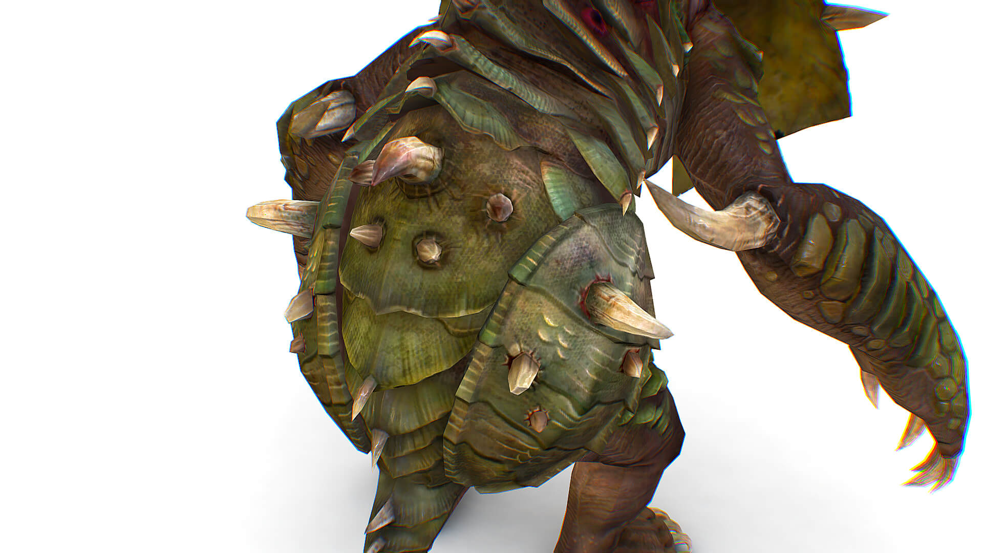 Armadillo Dinosaur Reptile Monster Lizard Game Boss - 3D Model by ...