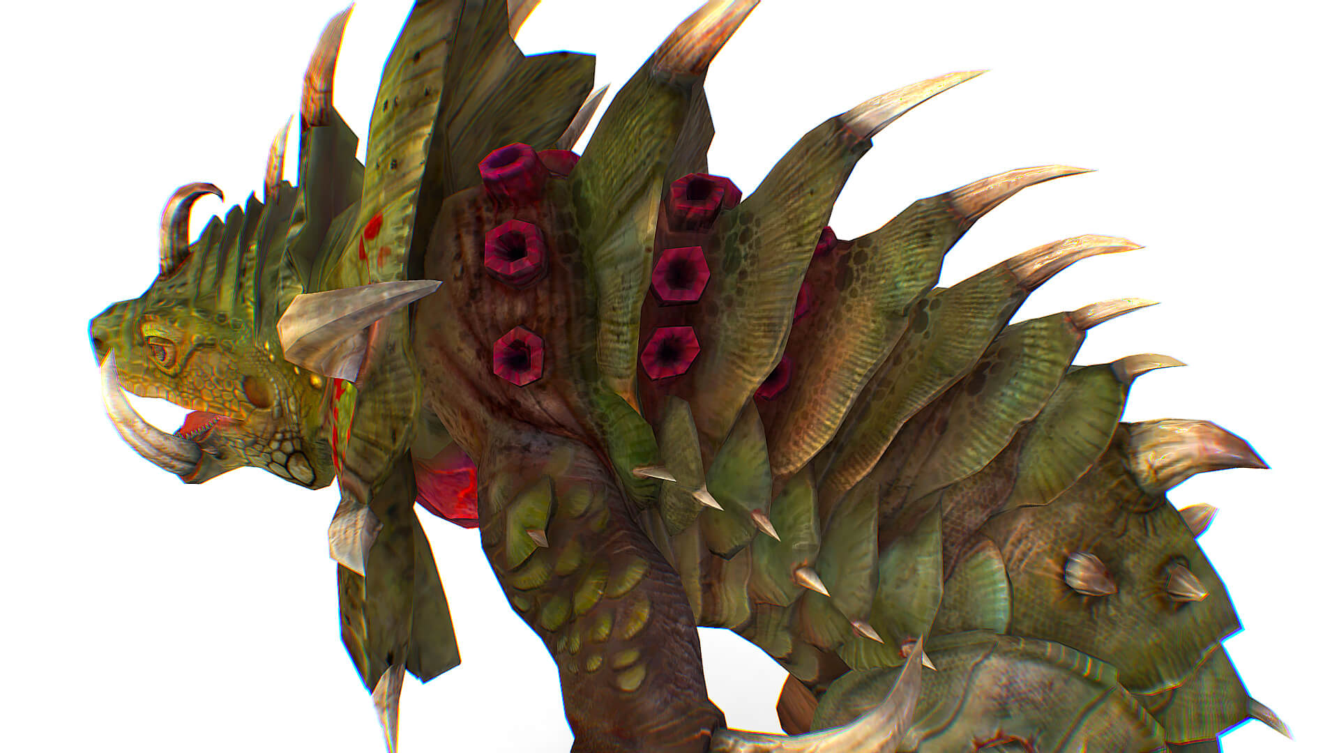 Armadillo Dinosaur Reptile Monster Lizard Game Boss - 3D Model by ...