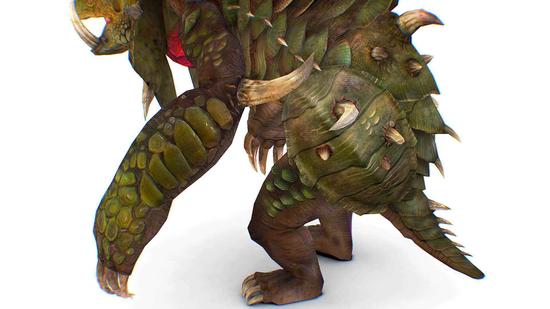 Armadillo Dinosaur Reptile Monster Lizard Game Boss - 3D Model by ...