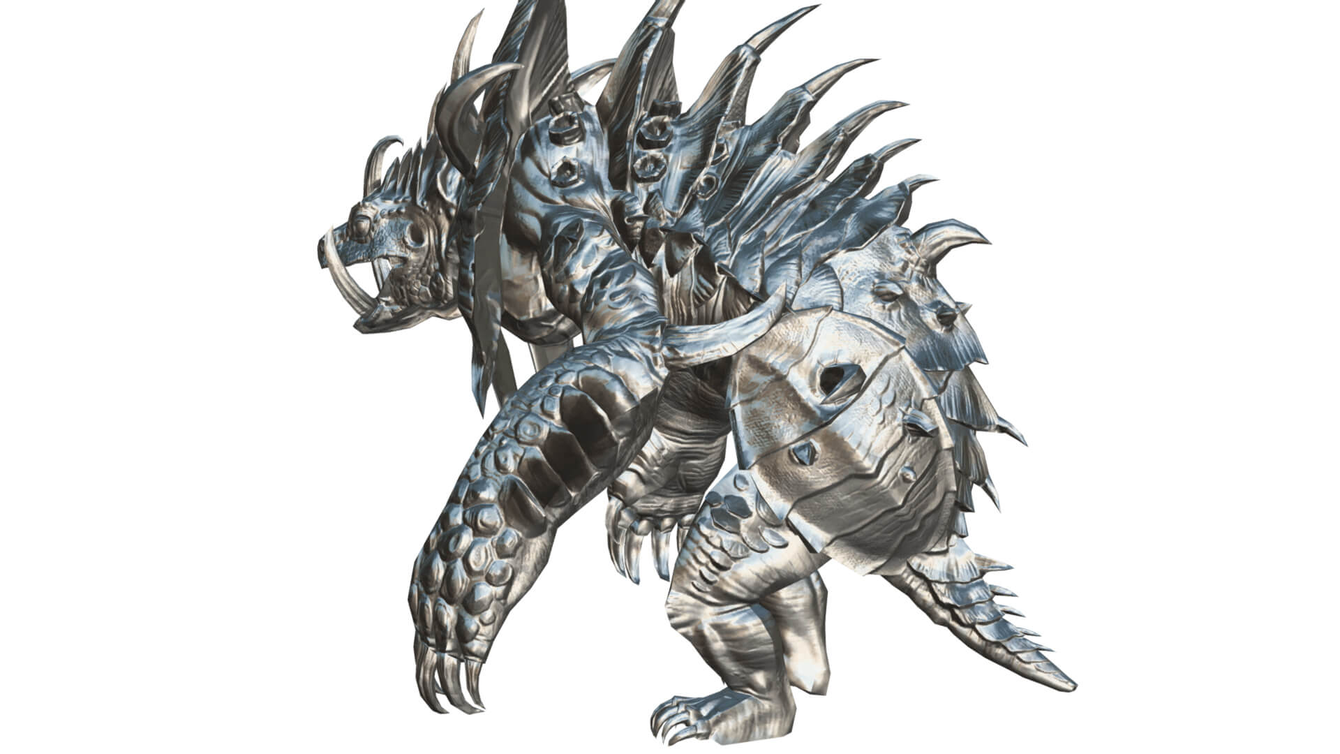 Armadillo Dinosaur Reptile Monster Lizard Game Boss - 3D Model by ...