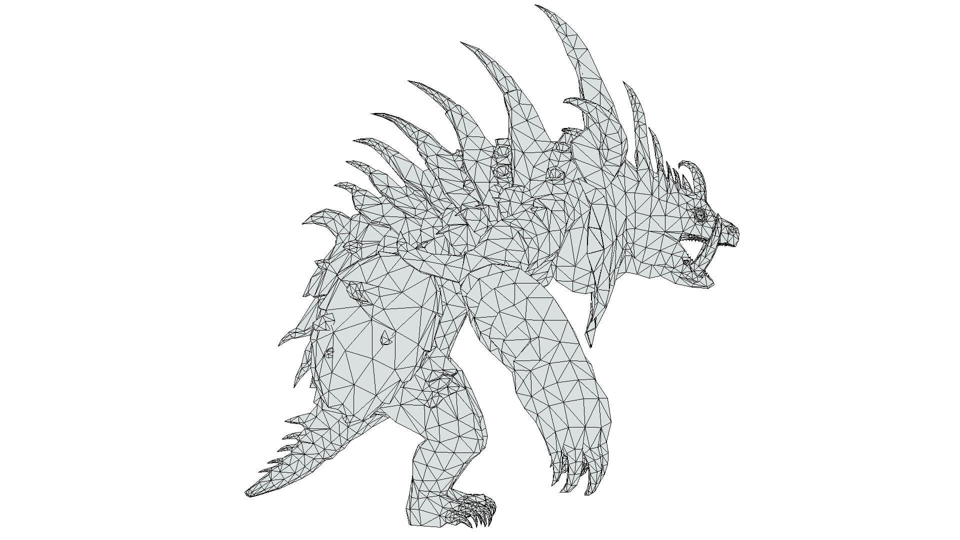 Armadillo Dinosaur Reptile Monster Lizard Game Boss - 3D Model by ...