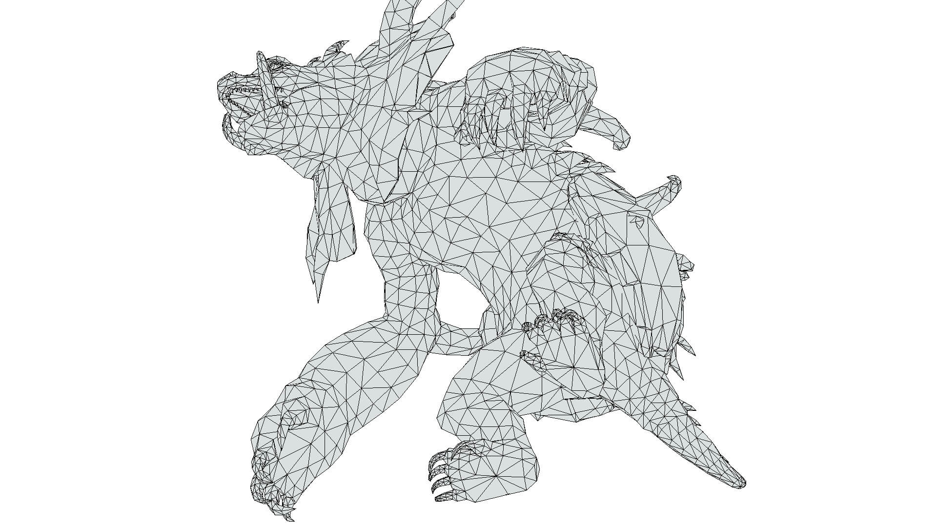 Armadillo Dinosaur Reptile Monster Lizard Game Boss - 3D Model by ...