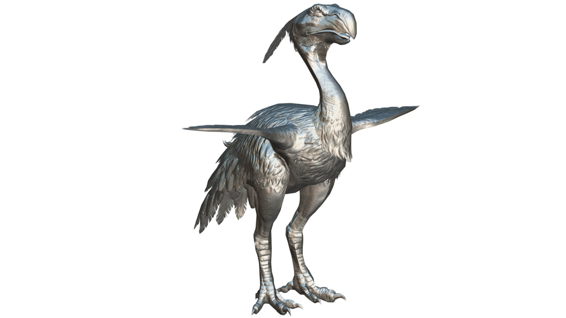 AxeBeak Axe Beak Bird Dinosaur Mutant Mount Animal - 3D Model by LiveBook3D