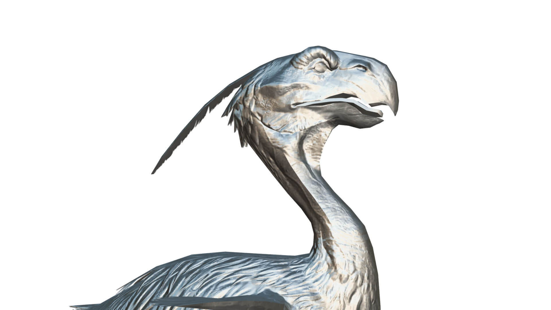 AxeBeak Axe Beak Bird Dinosaur Mutant Mount Animal - 3D Model by LiveBook3D