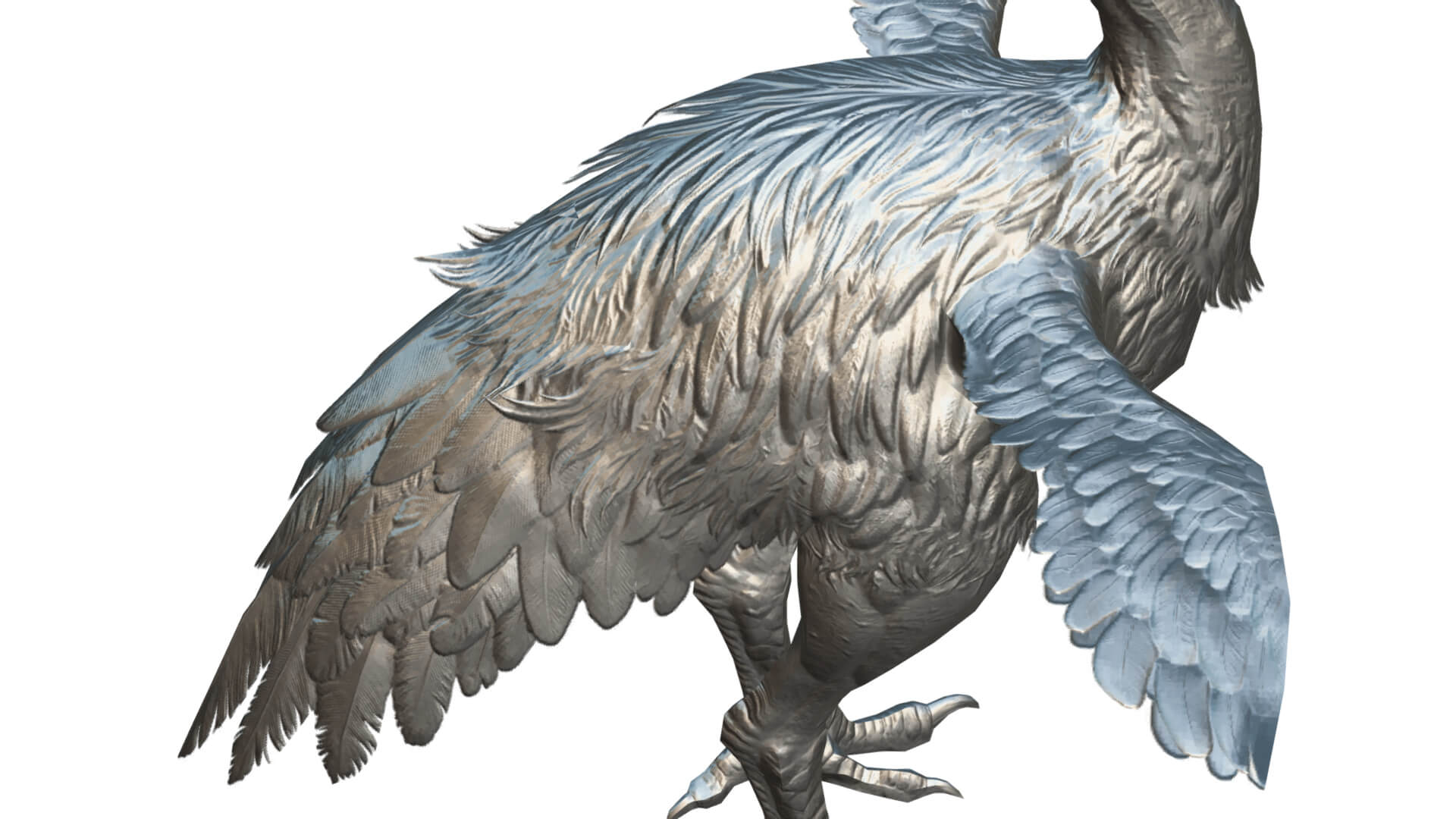 AxeBeak Axe Beak Bird Dinosaur Mutant Mount Animal - 3D Model by LiveBook3D