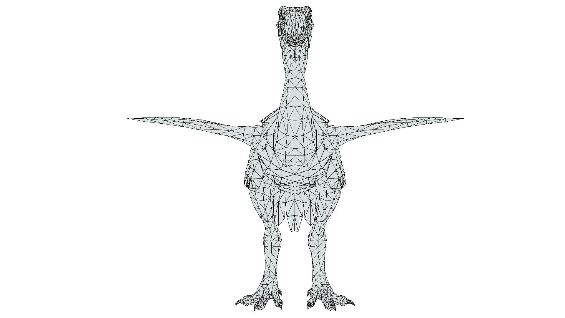 AxeBeak Axe Beak Bird Dinosaur Mutant Mount Animal - 3D Model by LiveBook3D