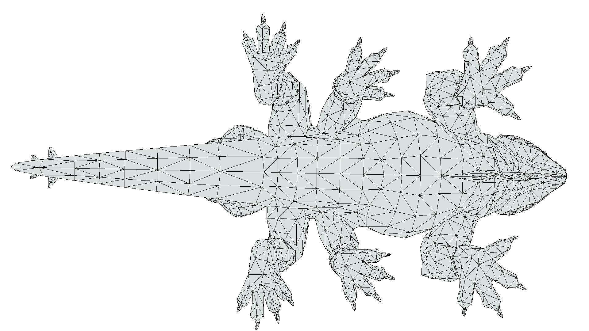 Basilisk Red Fire Lizard Monster Creature Animal Reptile - 3D Model by ...