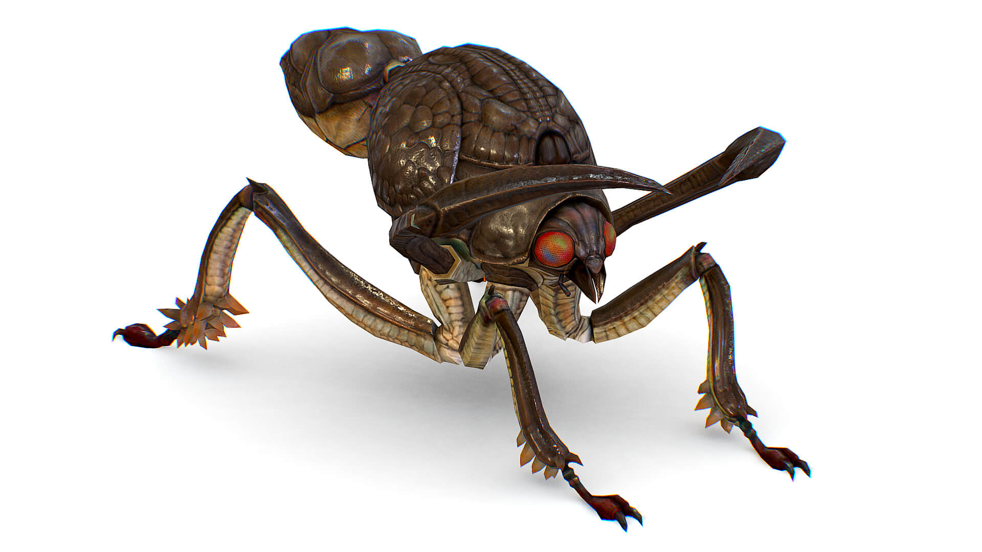 Big Insect Monster Mutant Ant Animal Beetle - 3D Model by LiveBook3D