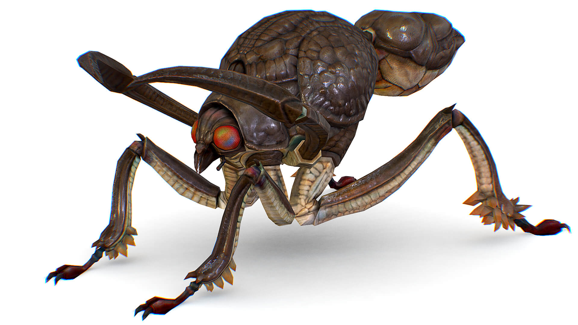 Big Insect Monster Mutant Ant Animal Beetle - 3D Model by LiveBook3D